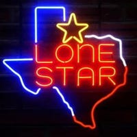 Lone Star Sign Large 24in Metal Store Factory Texas Beer Gift Display ...