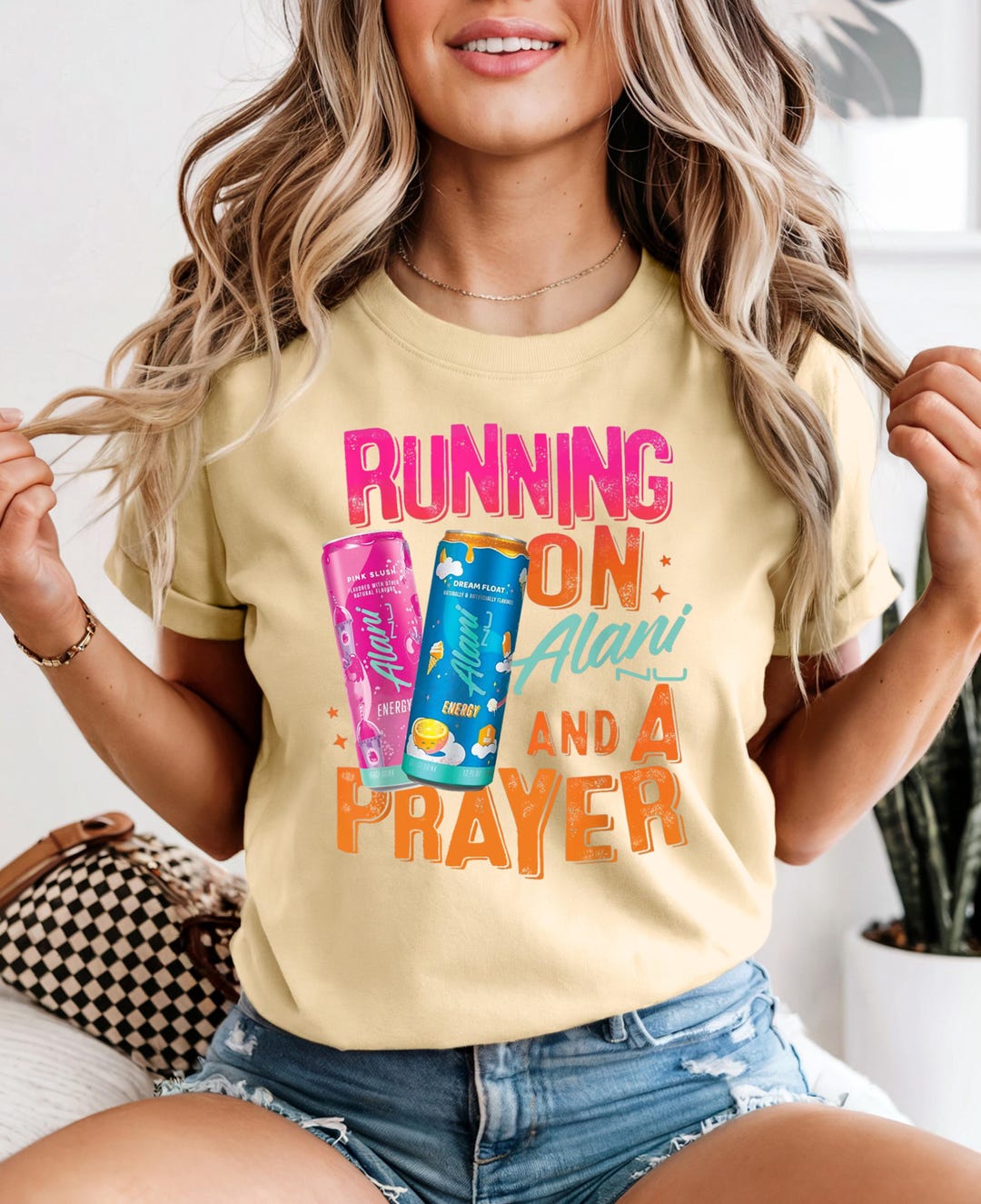 Running on Alani and A Prayer, Comfort Color, Alani Lover - Etsy