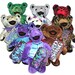 Grateful Dead 4th Generation Liquid Blue Plush Bear, Beanie Bear ...