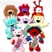 Grateful Dead 4th Generation Liquid Blue Plush Bear, Beanie Bear ...