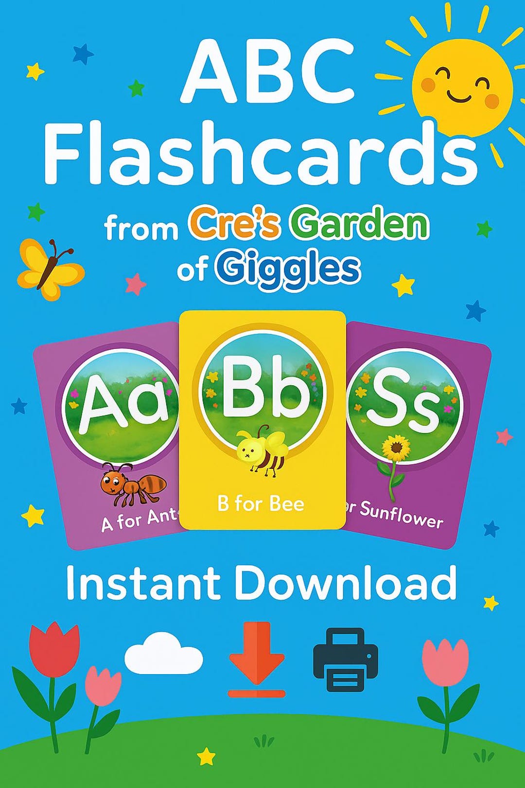ABC Rhyming Flashcards for Toddlers – Alphabet Printable | Preschool ...