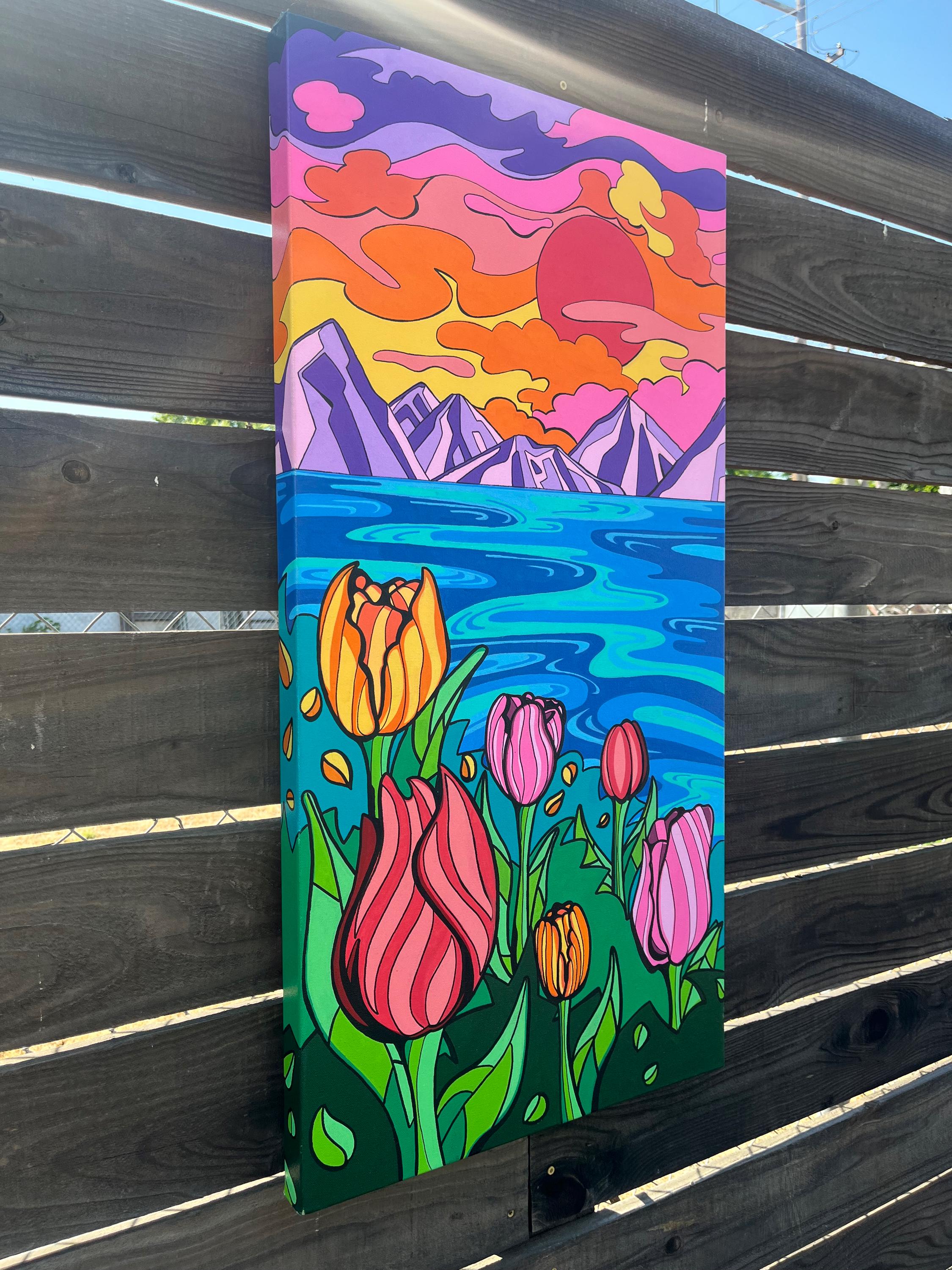 Ocean Blooms Original Acrylic Canvas Painting - Etsy