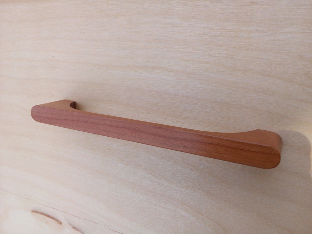 Designer Cherry Wood Cabinet Pull - Etsy