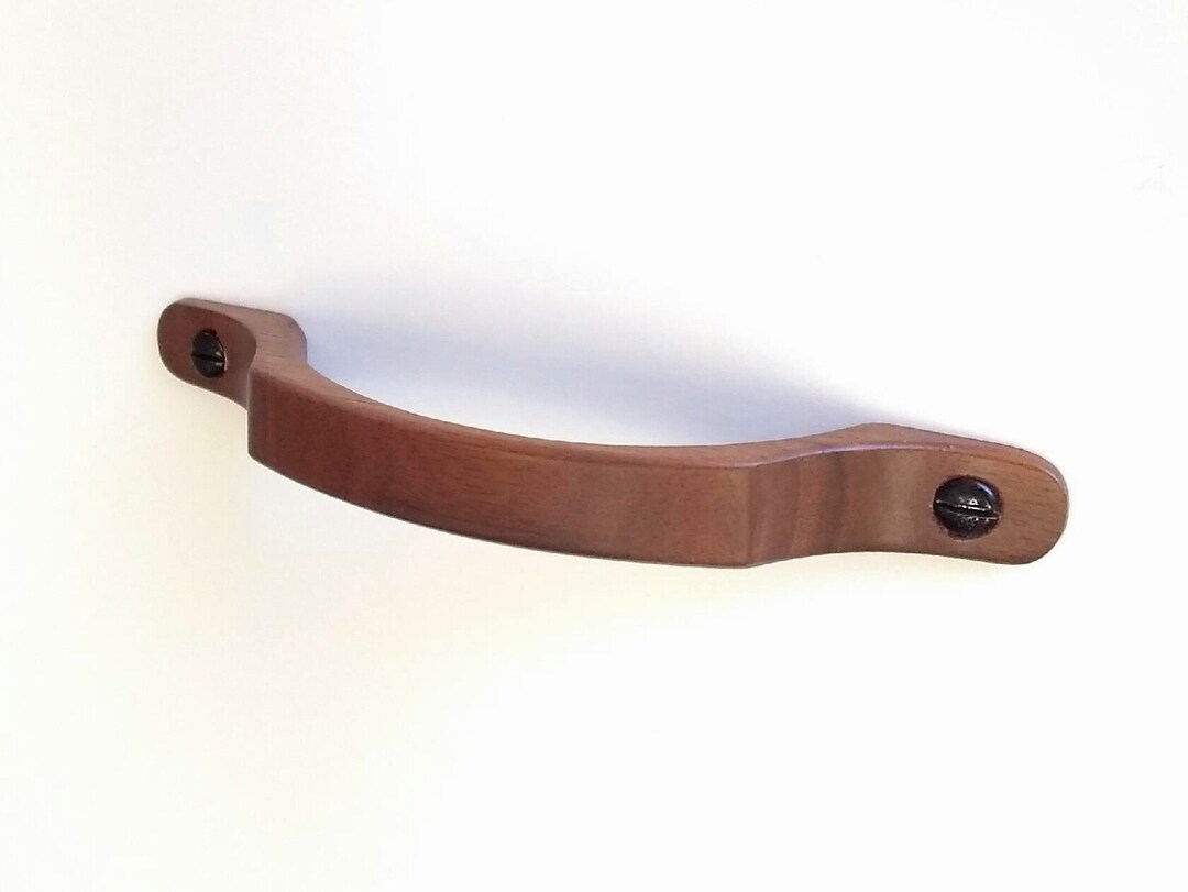Classic Walnut Face Mount Cabinet Pull - Etsy
