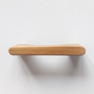 Small Designer Teak Wood Cabinet Pull - Etsy