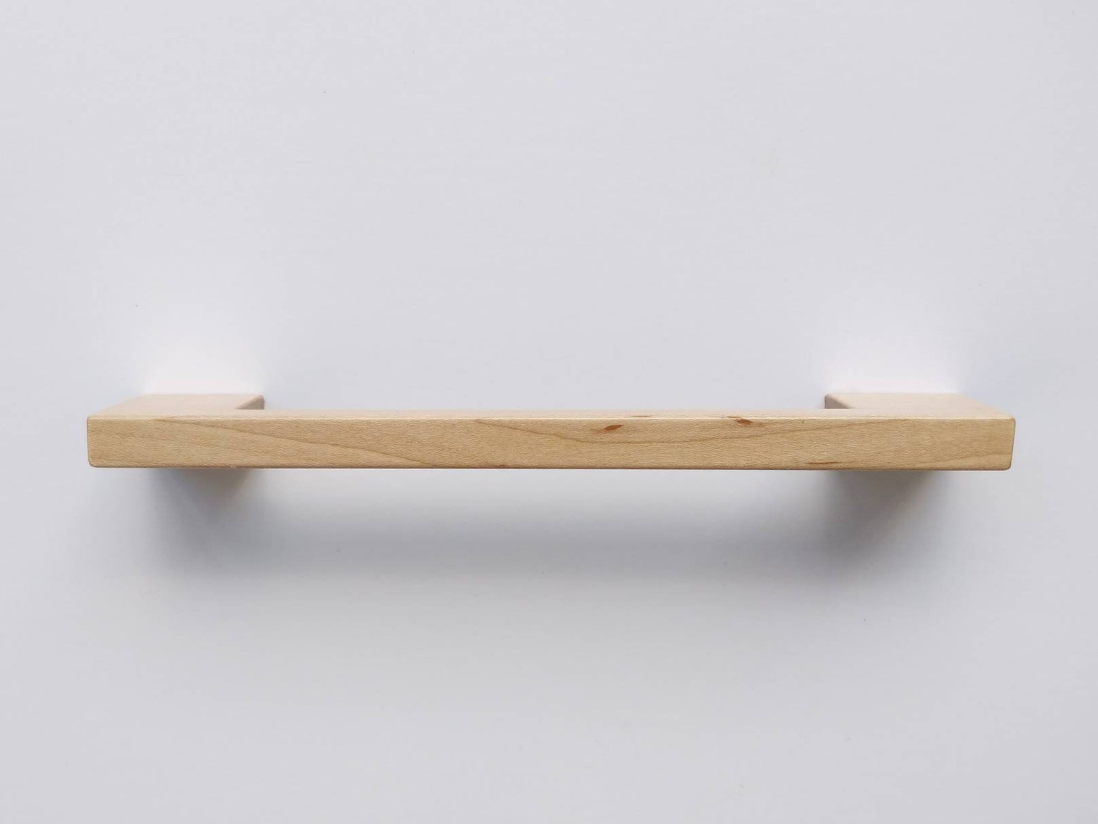 Contemporary Maple Wood Cabinet Pull - Etsy