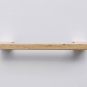 Contemporary Maple Wood Cabinet Pull - Etsy