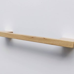 Contemporary Maple Wood Cabinet Pull - Etsy