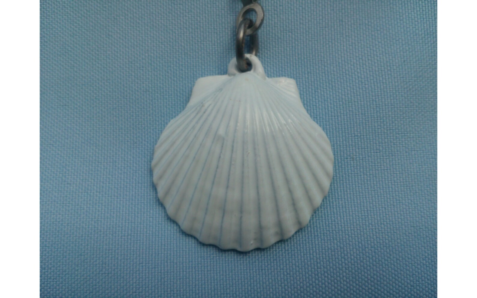 Pewter Seashell Ceiling Fan Pull Chain-white Lacquered | Etsy