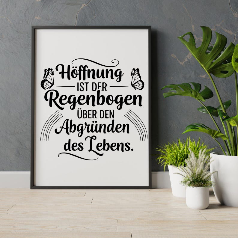 German Positive Sayings Plotter File SVG Bundle, Positive Saying ...