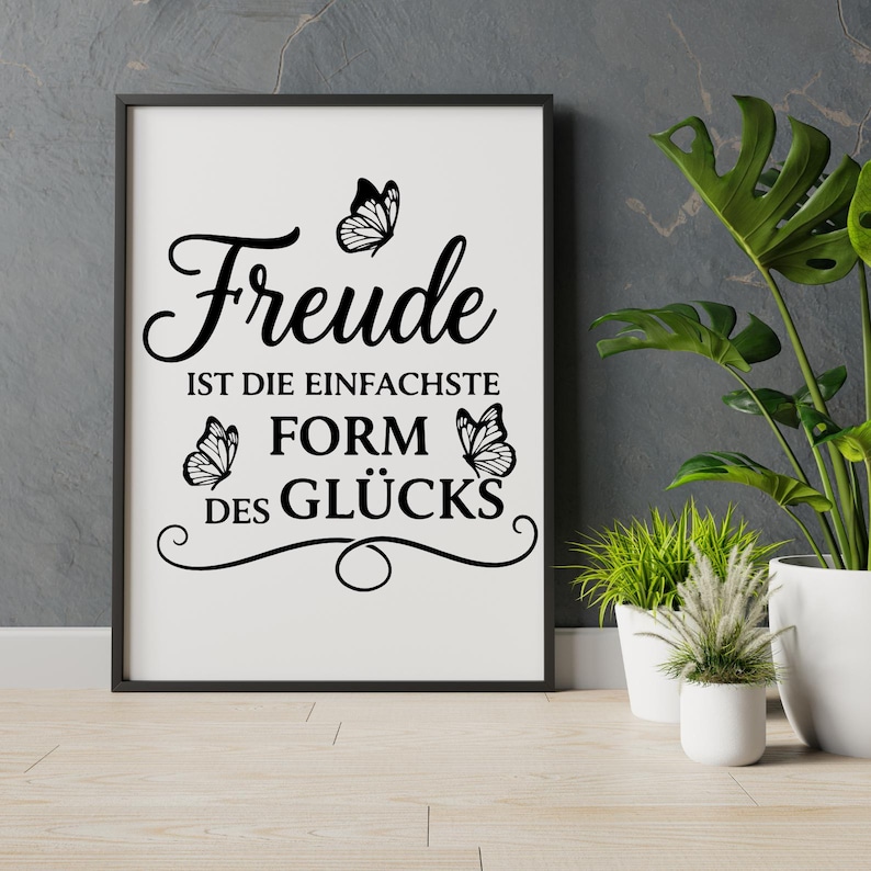 German Positive Sayings Plotter File SVG Bundle, Positive Saying ...
