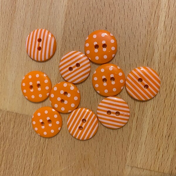 Striped Buttons - Etsy