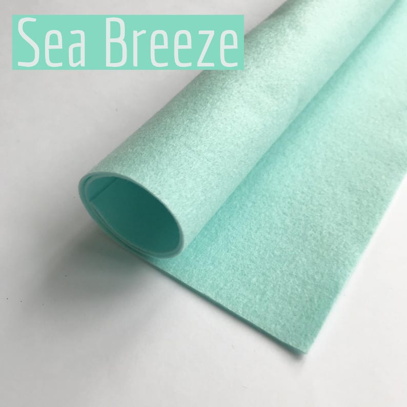 The PASTEL Felt Bundle - 7 Sheets of Felt / 2 Sizes - Soft Craft Felt ...