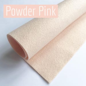 The BLUSH Felt Bundle - 6 Sheets of Felt / 2 Sizes - Soft Craft Felt ...
