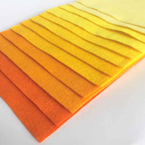 Orange Felt Hat - Etsy