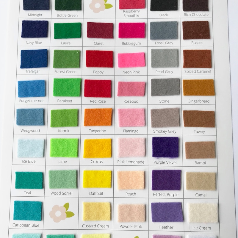 Felt Samples - Etsy