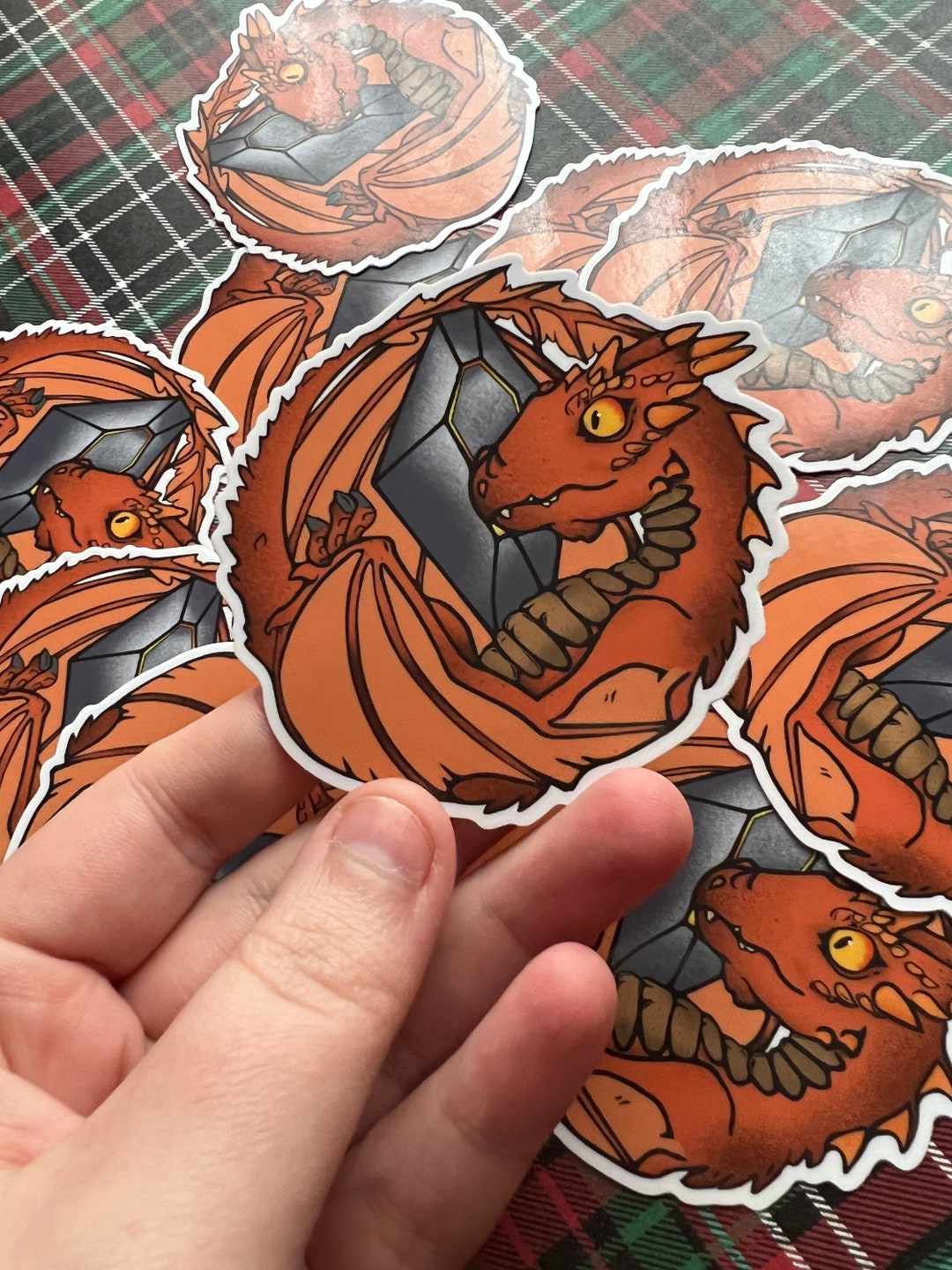 Dragon Wyvern Fantasy Vinyl Sticker - Etsy