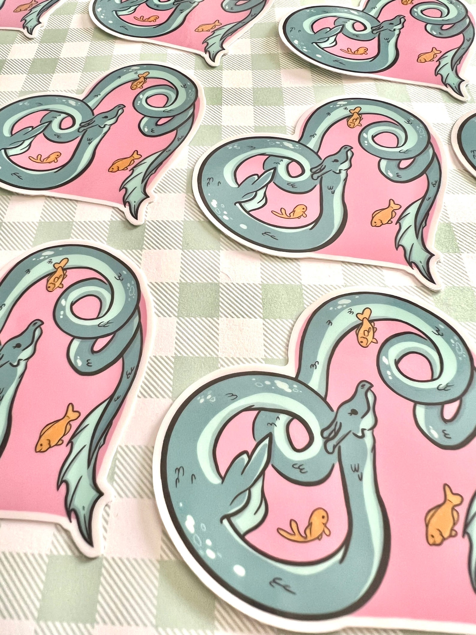 Caddy Lake Cryptid Vinyl Stickers - Etsy