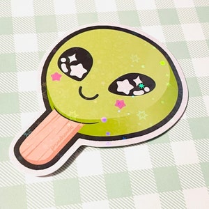 Alien Holographic Ice Cream Vinyl Sticker. - Etsy