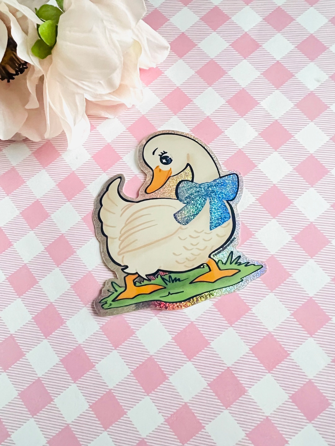 Vintage Goose Vinyl Sticker. - Etsy