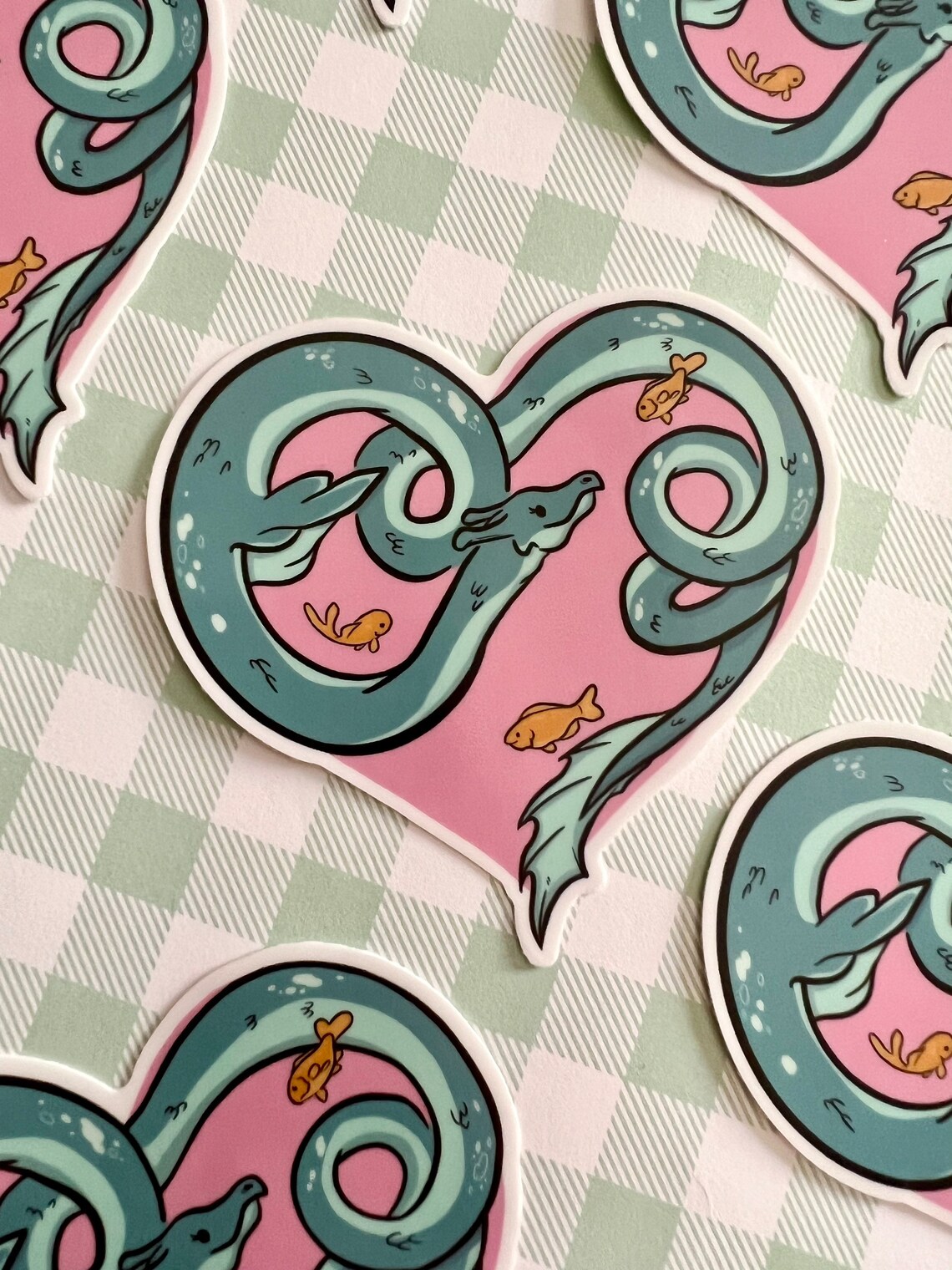 Caddy Lake Cryptid Vinyl Stickers - Etsy