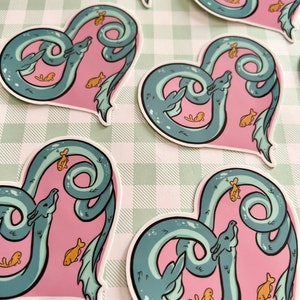 Caddy Lake Cryptid Vinyl Stickers - Etsy