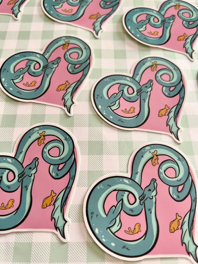 Caddy Lake Cryptid Vinyl Stickers - Etsy