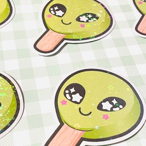 Alien Holographic Ice Cream Vinyl Sticker. - Etsy