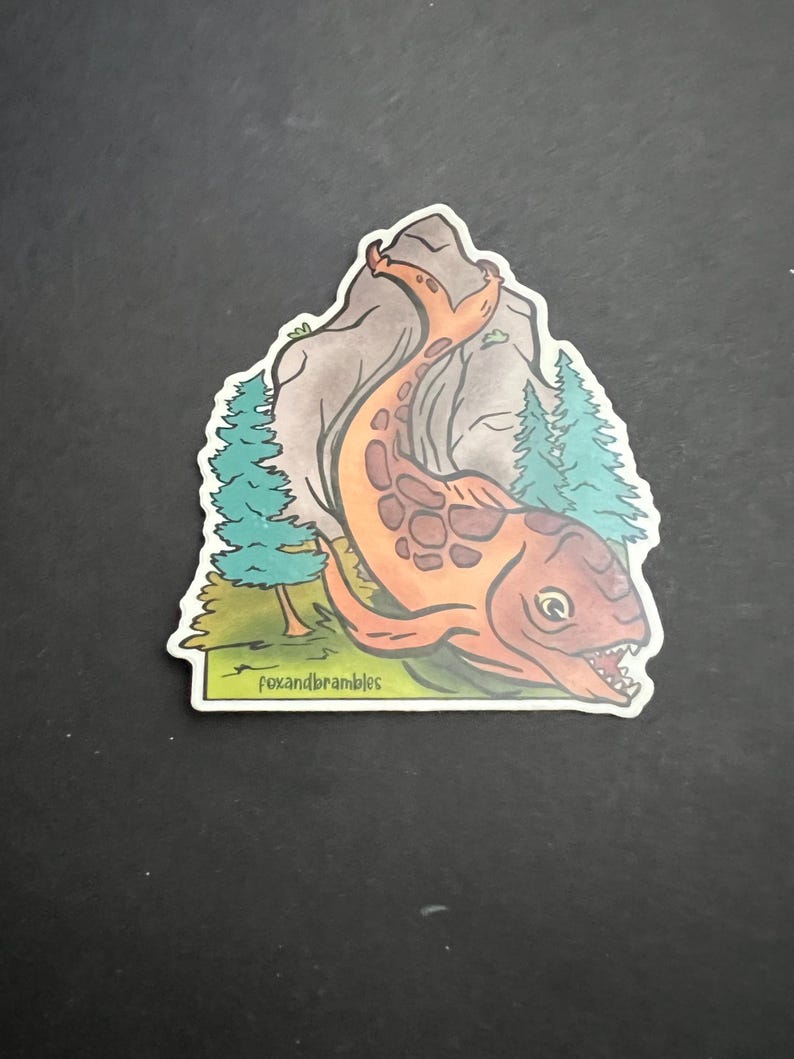 Slide Rock Bolter Cryptid Sticker - Etsy