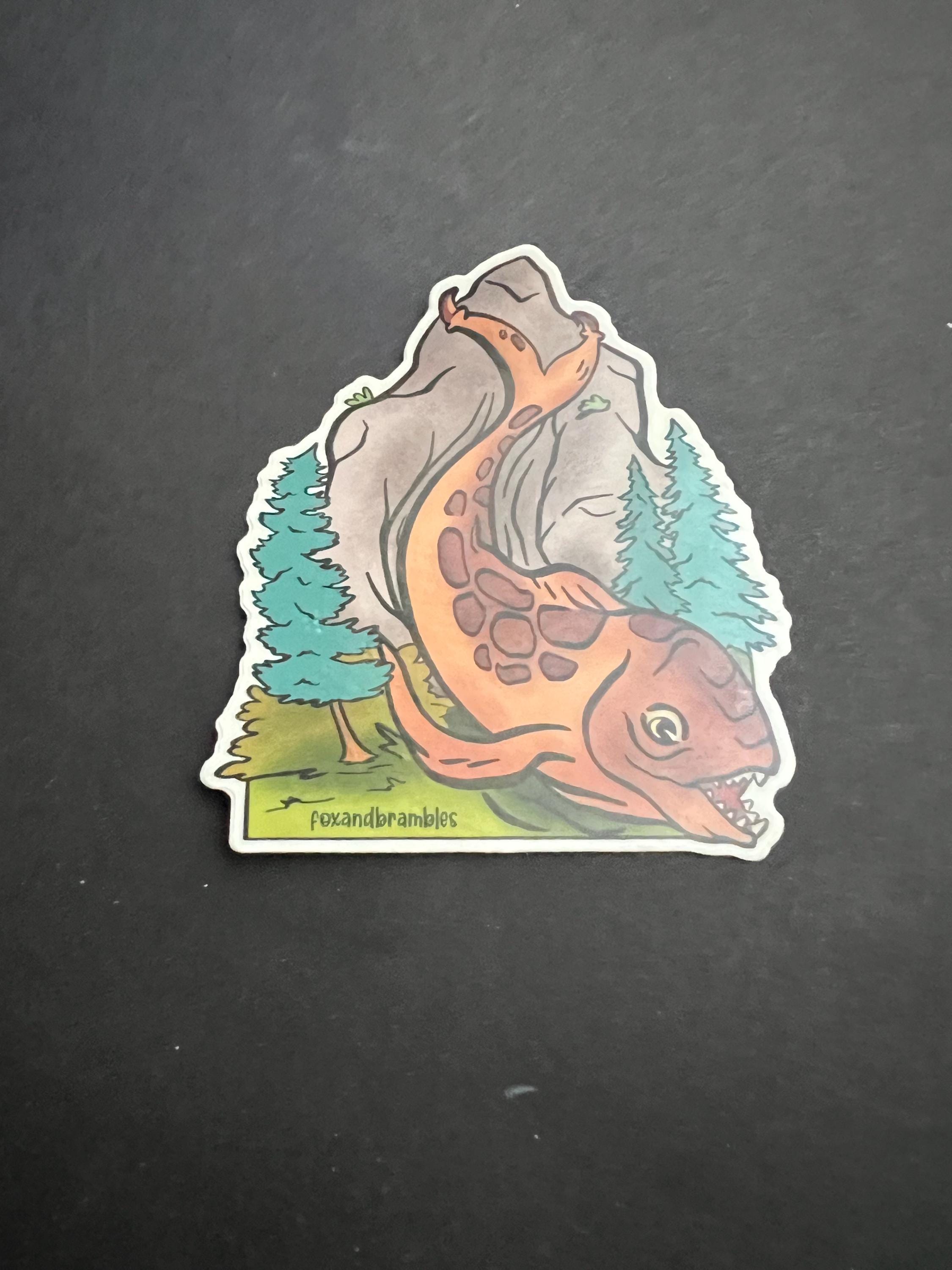 Slide Rock Bolter Cryptid Sticker - Etsy