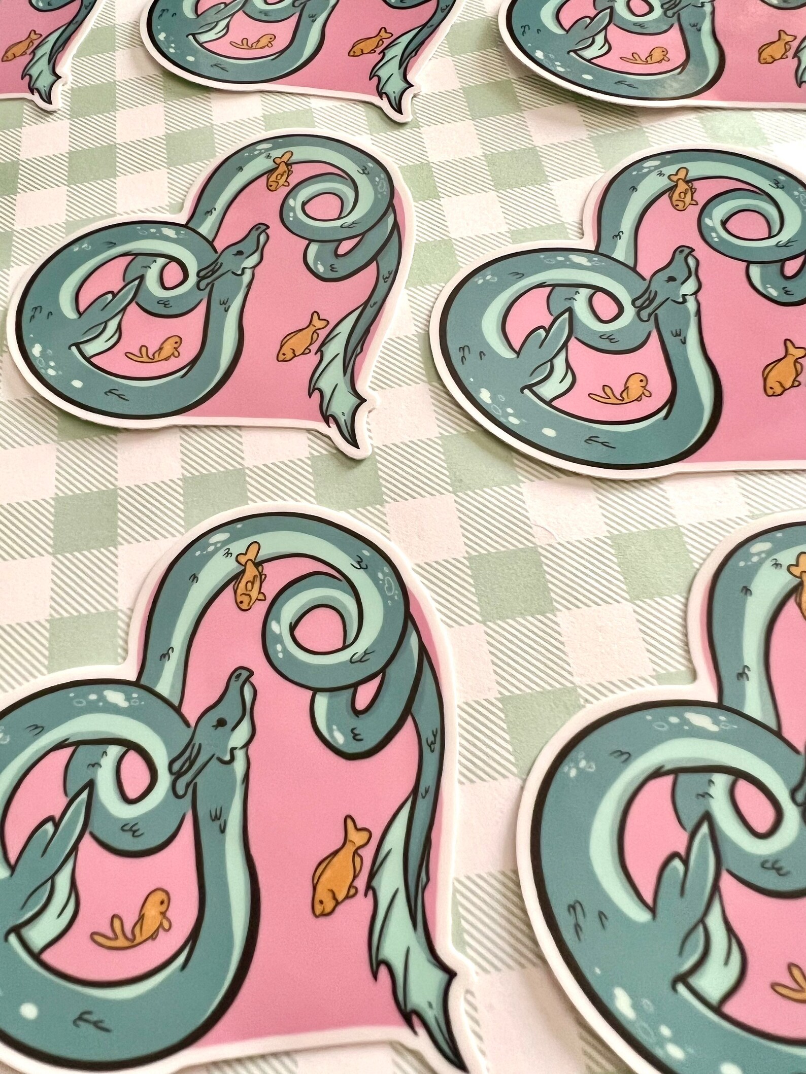 Caddy Lake Cryptid Vinyl Stickers - Etsy