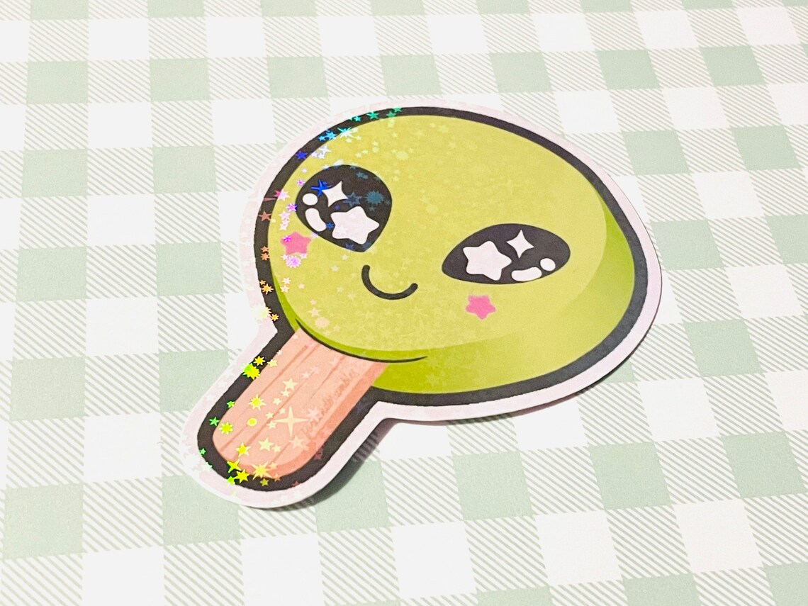 Alien Holographic Ice Cream Vinyl Sticker. - Etsy
