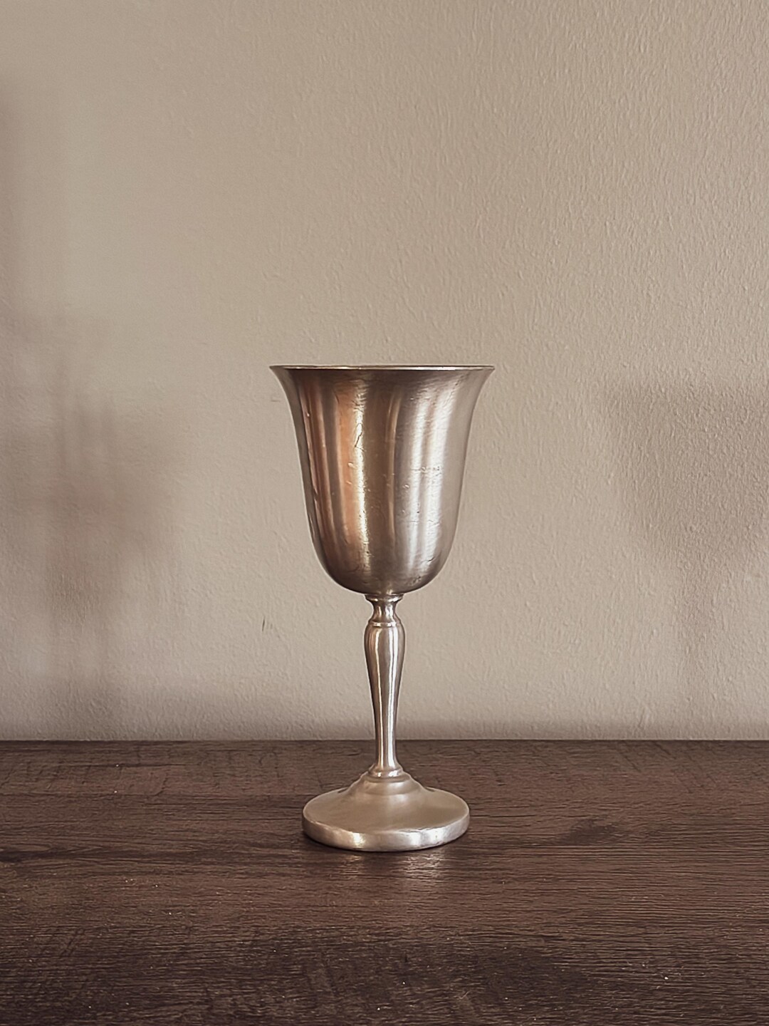 Preisner Pewter Cup: Vintage Silver Kitchen Decor - Etsy