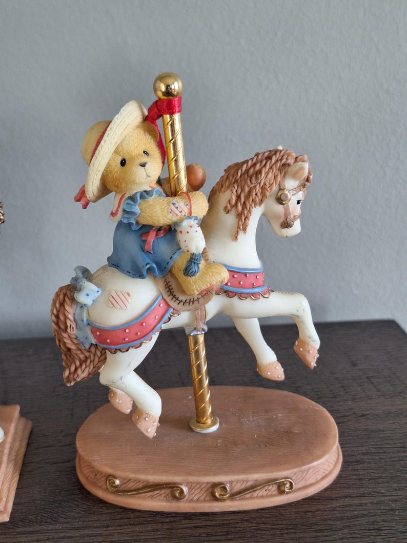 Priscilla Hillman Carousel Bear Figurines: Collectible Teddy Bears ...