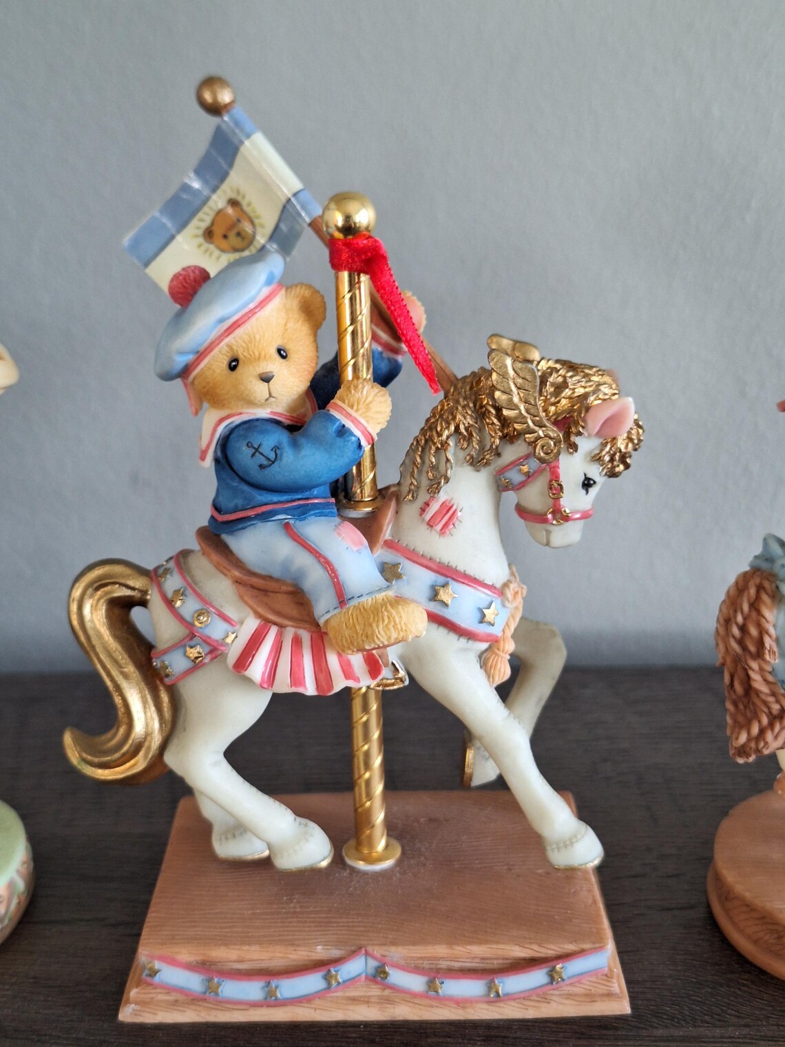 Priscilla Hillman Carousel Bear Figurines: Collectible Teddy Bears ...