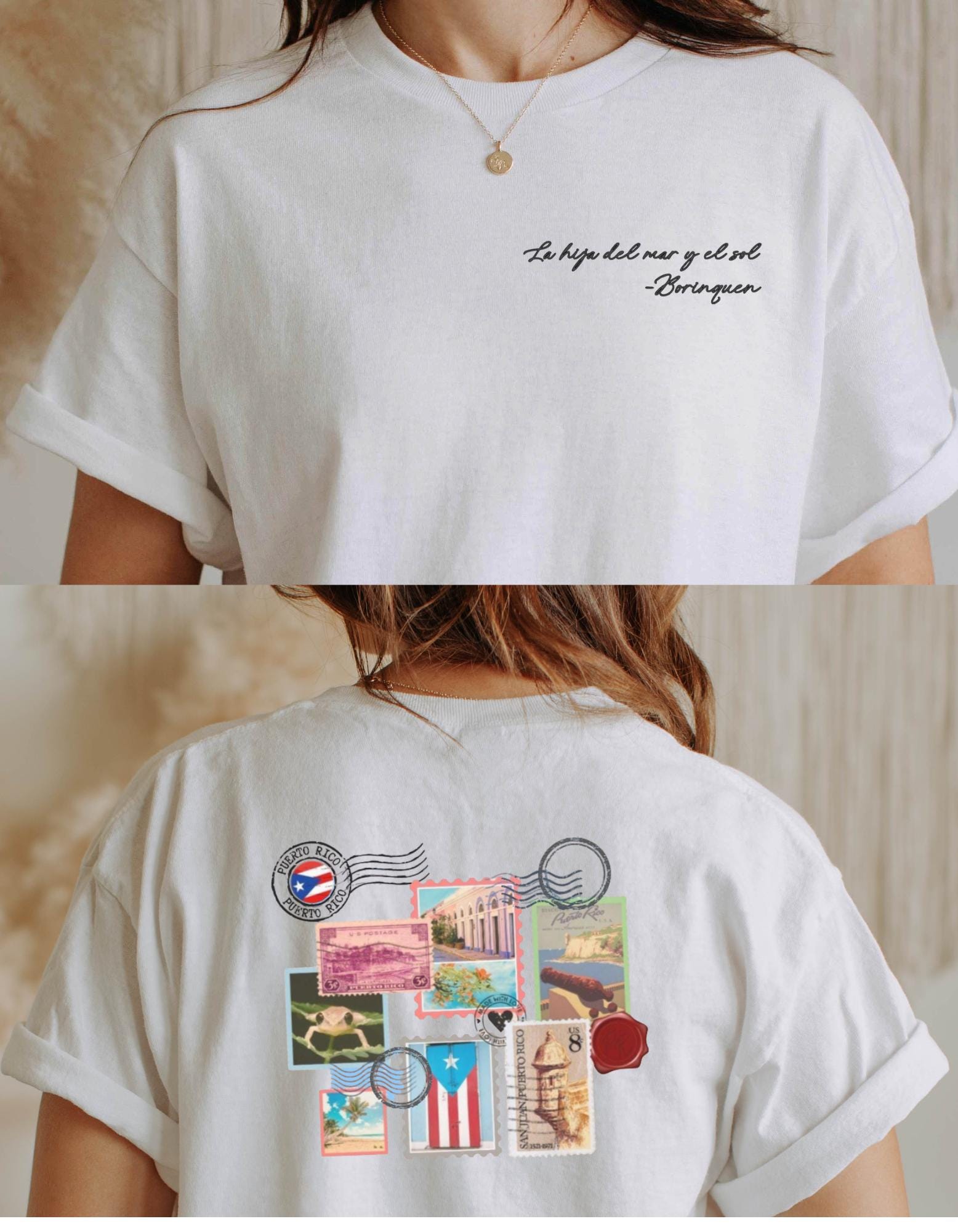 Puerto Rico Vintage Stamp T-shirt / Boricua Tshirt / Isla Del Encanto ...