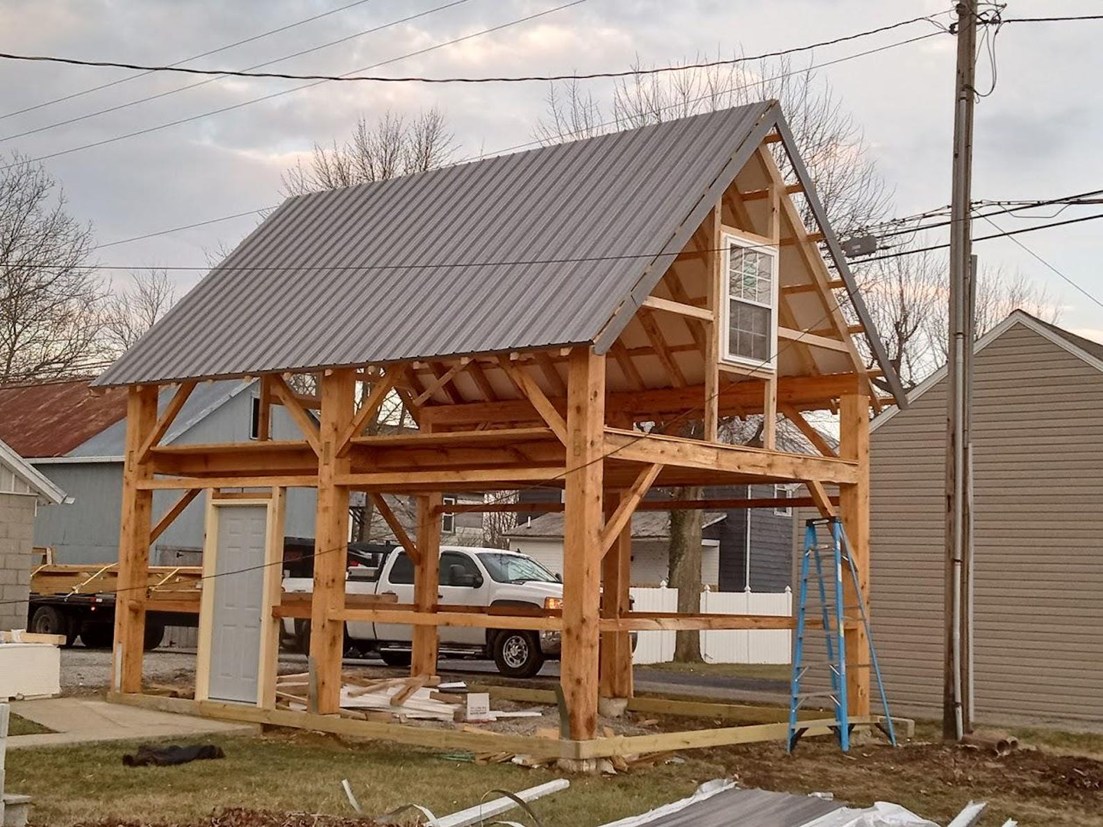 Timber Frame Kit DIY Cabin/home/garden Shed - Etsy