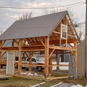 Timber Frame Kit DIY Cabin/home/garden Shed - Etsy