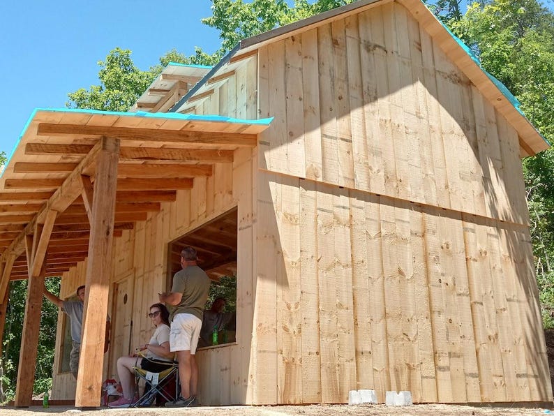 Timber Frame Kit DIY Cabin/home/garden Shed - Etsy