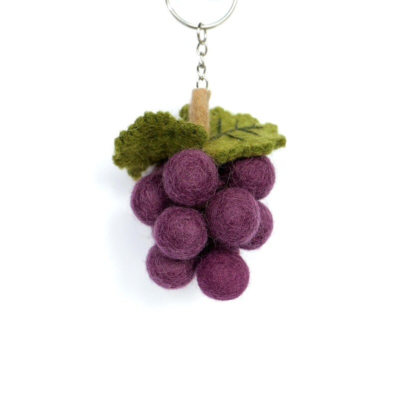Green Grape Bag Charm - Etsy