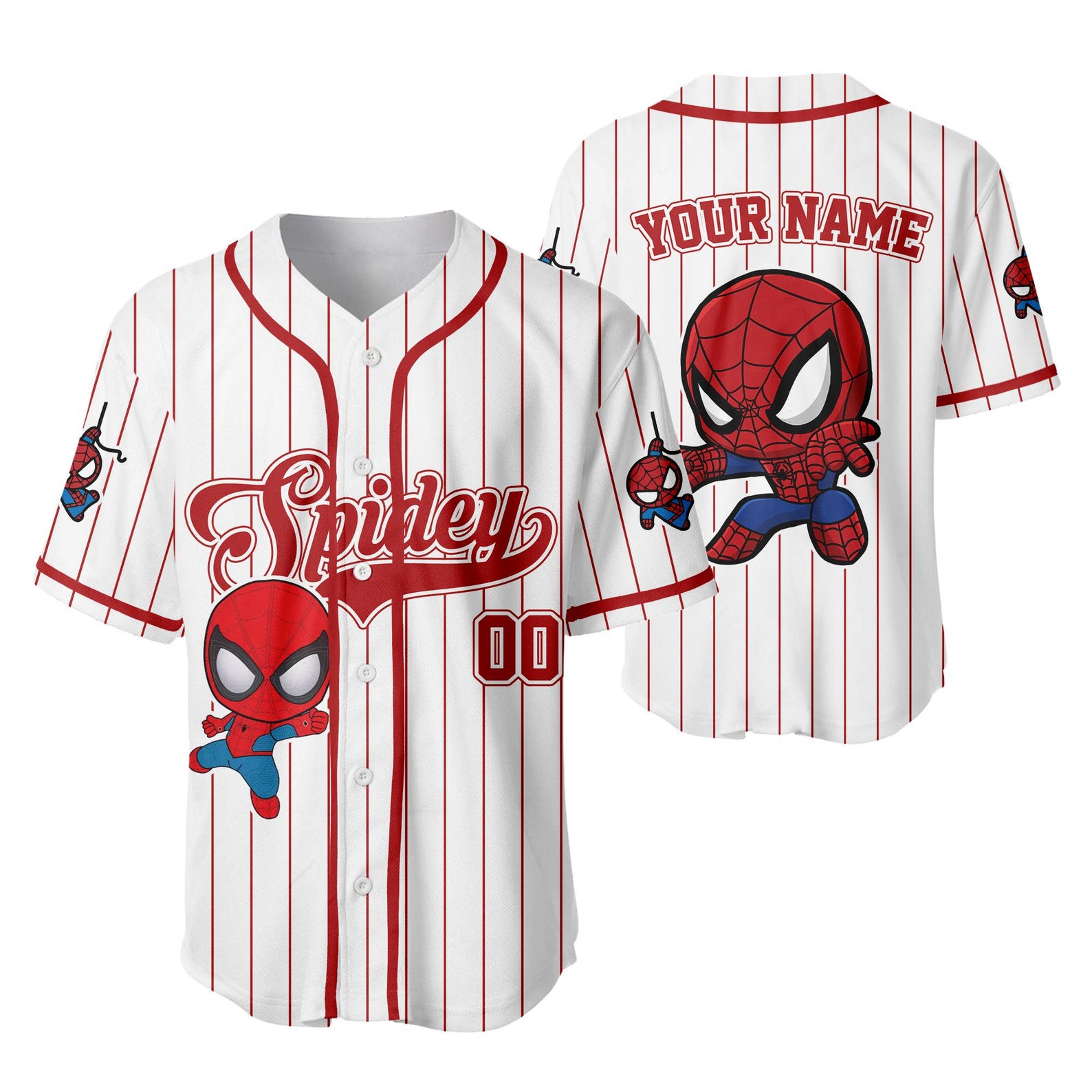 Personalized Spidey and His Amazing Friends Baseball Jersey, Disney ...