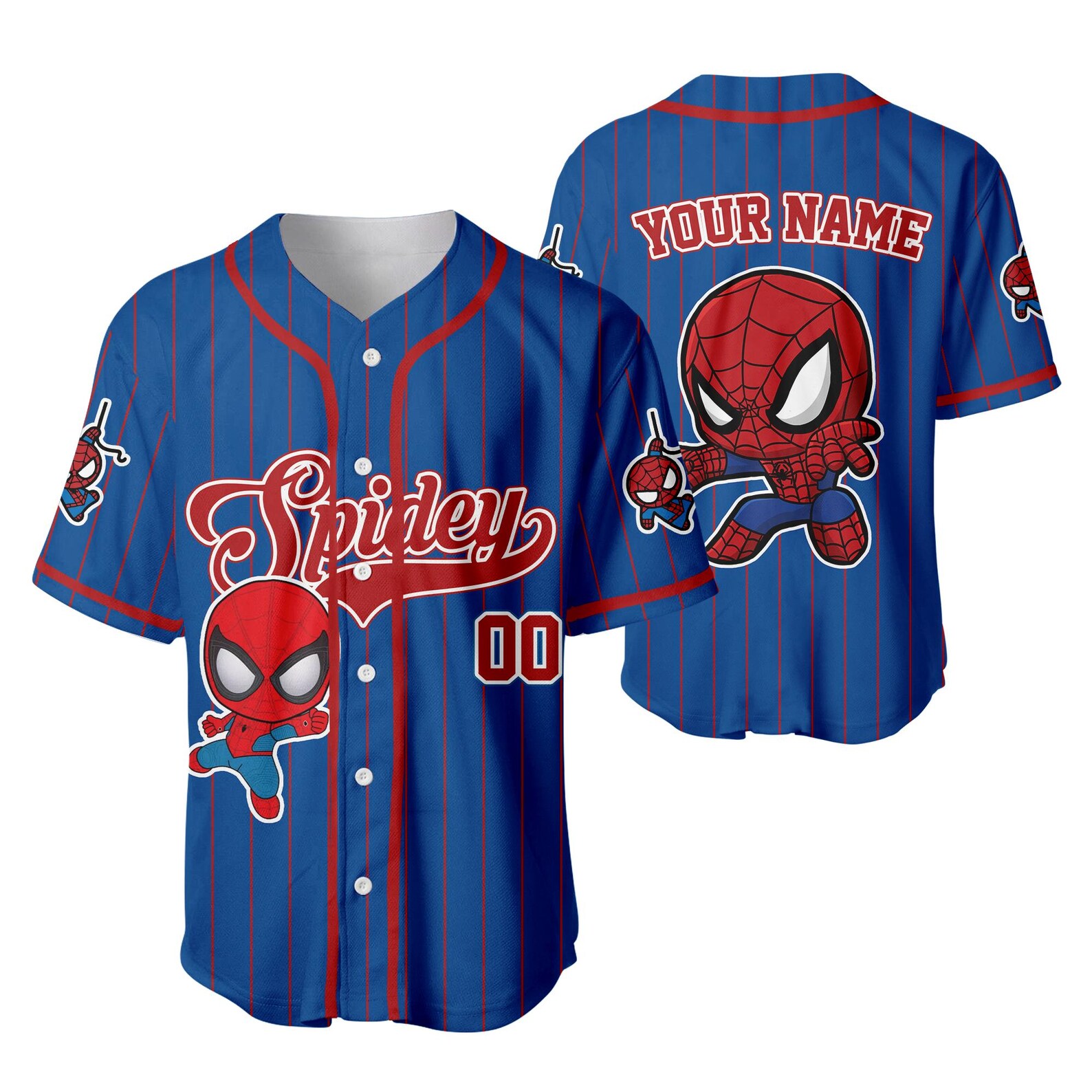 Personalized Spidey and His Amazing Friends Baseball Jersey, Disney ...