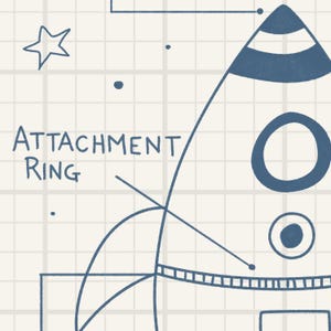 Rocket Ship Wall Mural – Kids Space Adventure & STEM Learning Wallpaper ...
