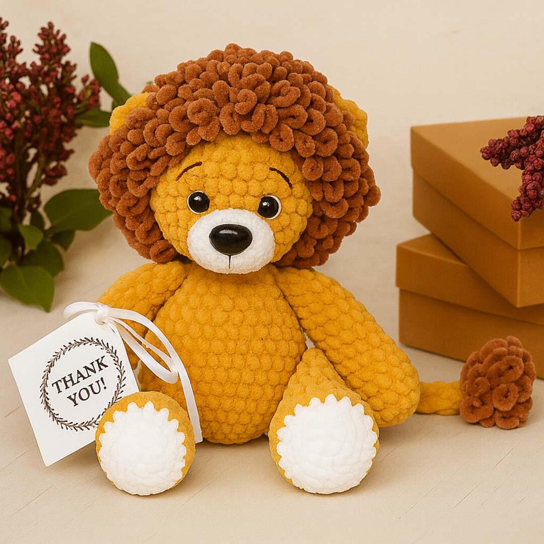 Lion Leo Crochet, Handmade Lion Crochet, Amigurumi Patterns Crochet ...