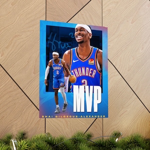 Shai SGA MVP Posters - Limited Edition SGA Award Celebration Wall Art ...