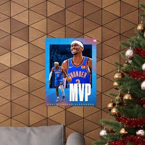 Shai SGA MVP Posters - Limited Edition SGA Award Celebration Wall Art ...