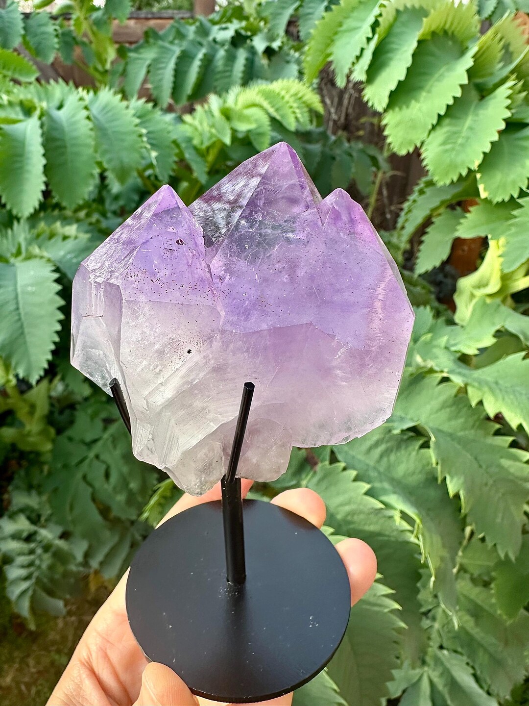 Raw Amethyst Points From Brazil | Natural Purple Crystal Point | High ...
