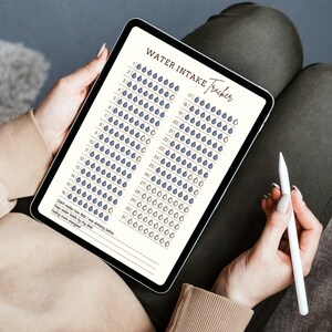 Water Intake Tracker Printable | Daily Hydration Log | 31-day Water ...