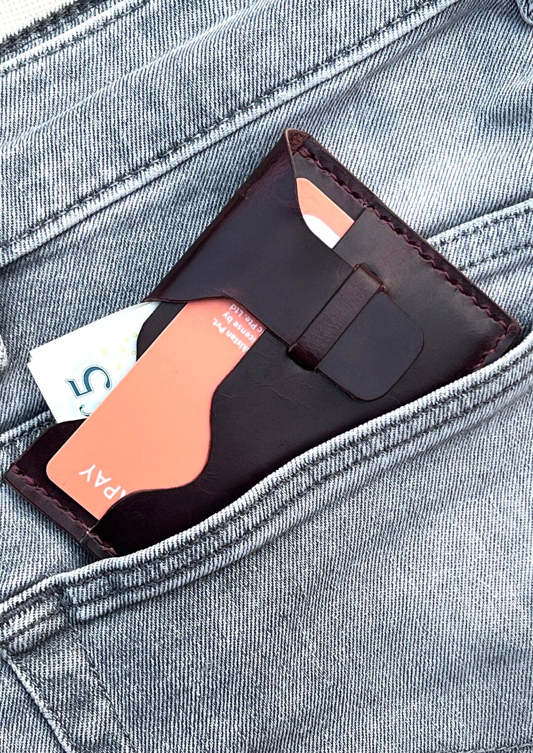 Card Holder Wallet, Minimal and Compact Wallet, PDF Tamplate, Digital ...