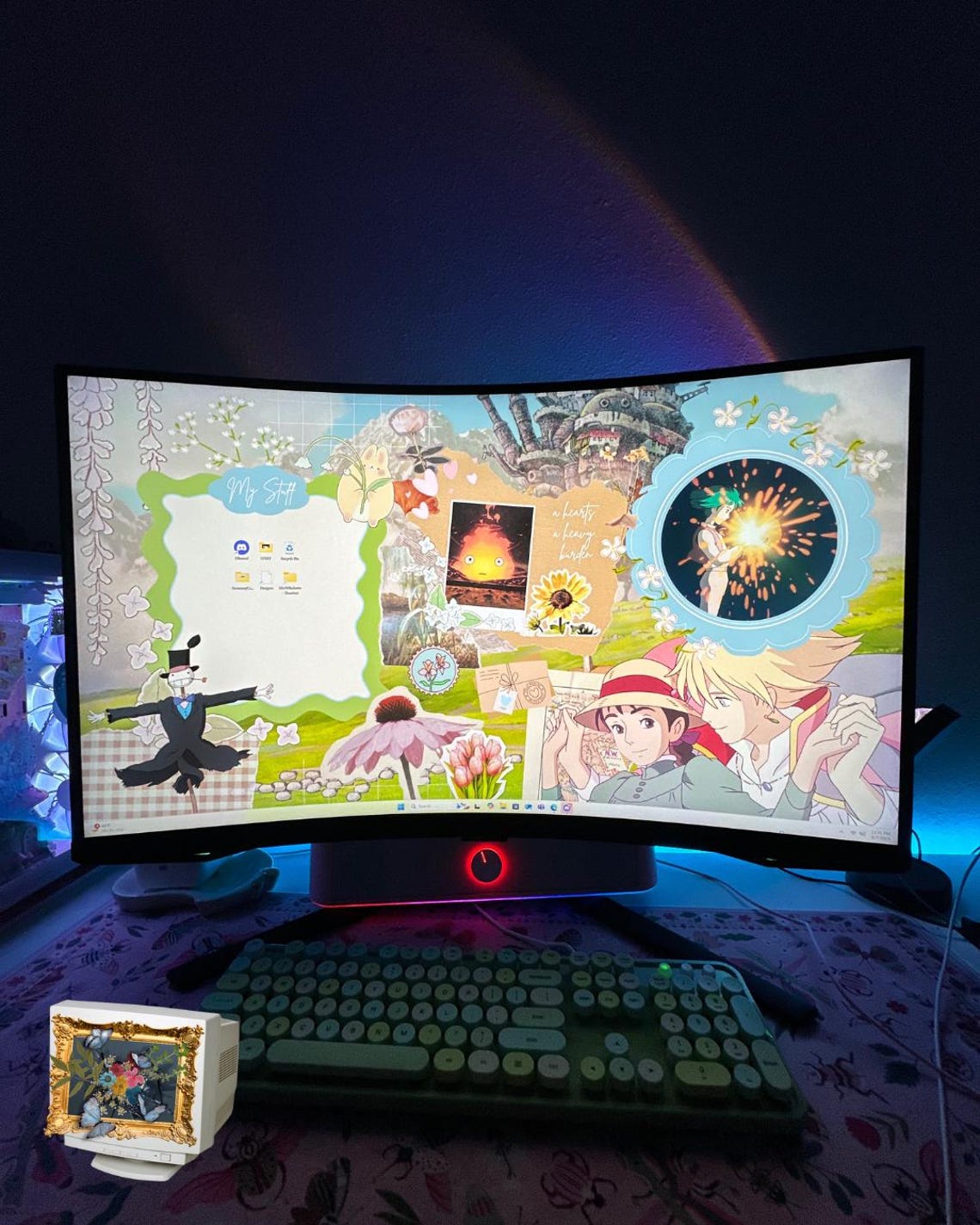 Howl's Moving Castle Wallpaper: Studio Ghibli Collage (digital Download ...